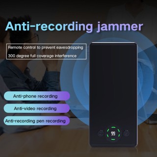 Recording Terminator: 2-in-1 Ultrasonic Jammer & Power Bank with 50m ...